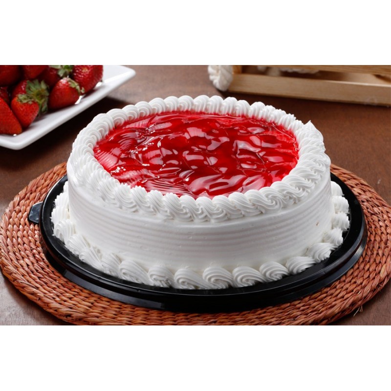 Pastel Fresas con crema